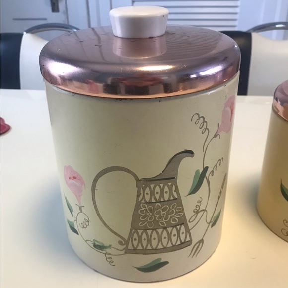 Ransburg | Kitchen | Vintage Mcm Container Canister Set Ransburg Made ...